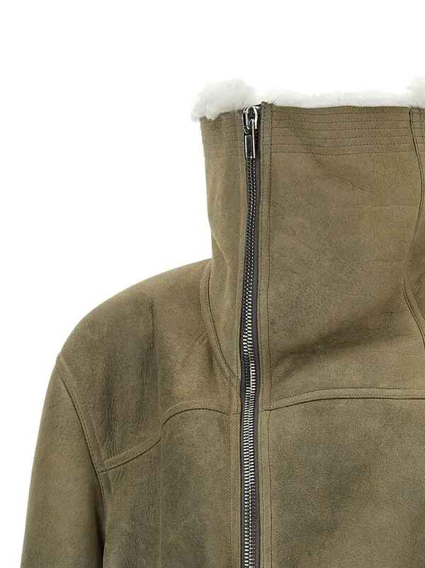 Rick Owens Cropped Flight' Jacket