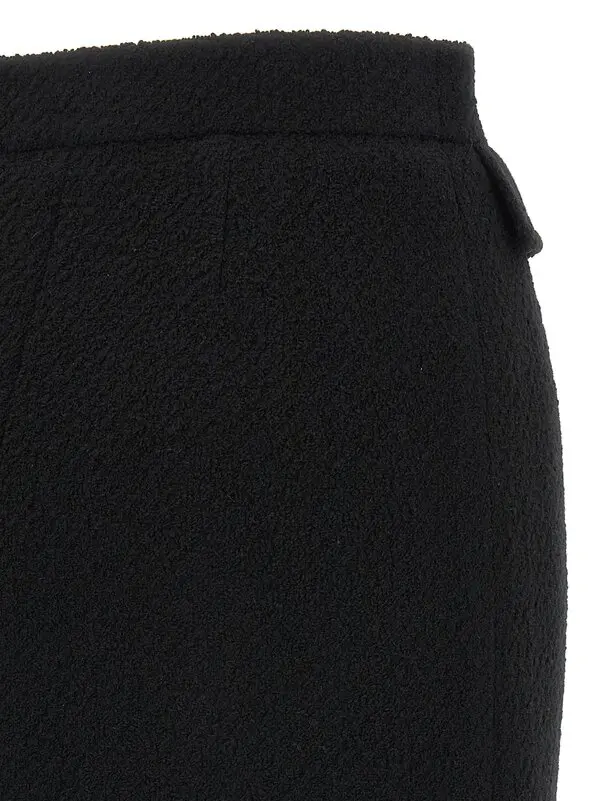 Chloé Bouclé Wool Skirt