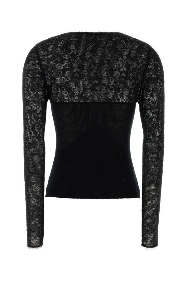 Zimmermann Pointelle Lace V-neck Top
