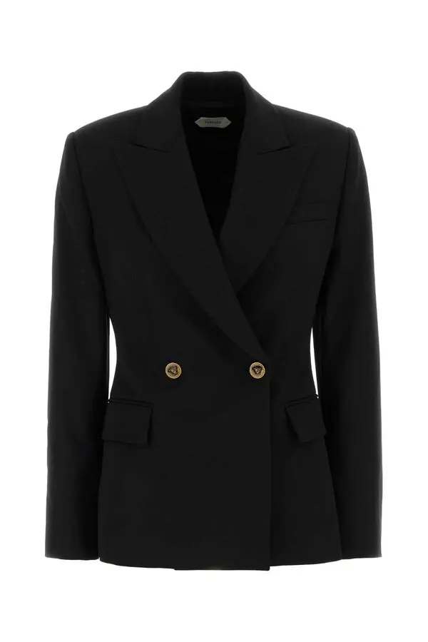 Versace Grain De Poudre Wool Jacket