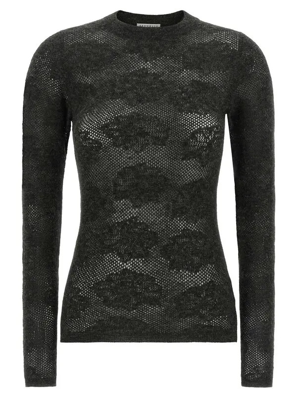 Brunello Cucinelli Flower Lace' Sweater