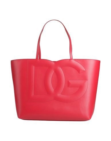 Dolce & Gabbana Calfskin Shopper Bag - Red
