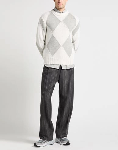 LARDINI Wool Intarsia-knit Sweater
