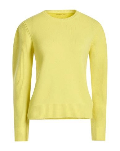 PUROTATTO Cashmere Light Knit Crewneck Sweater - Light Green