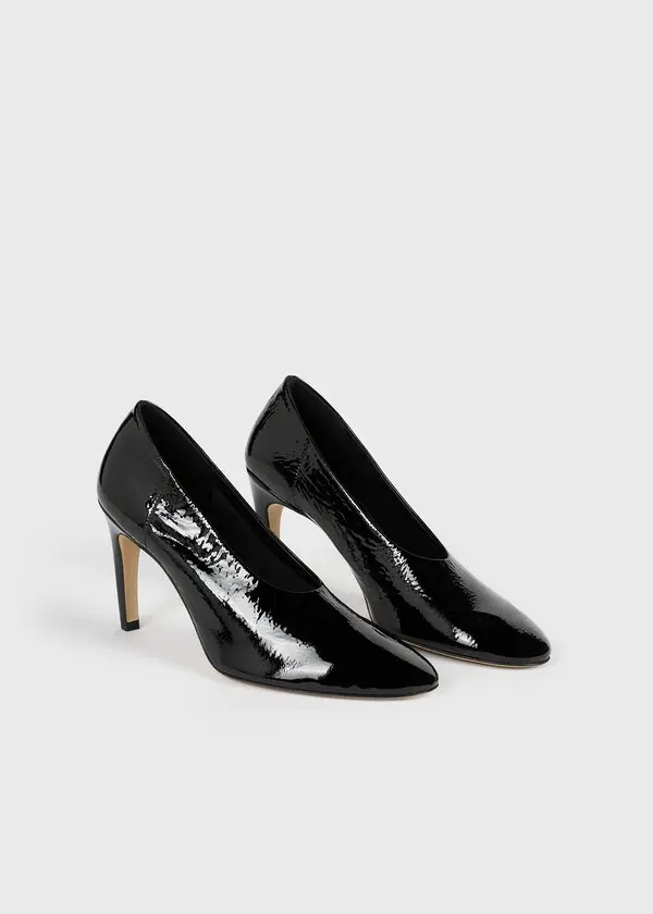 TOTEME Naplack Leather Slip Pumps