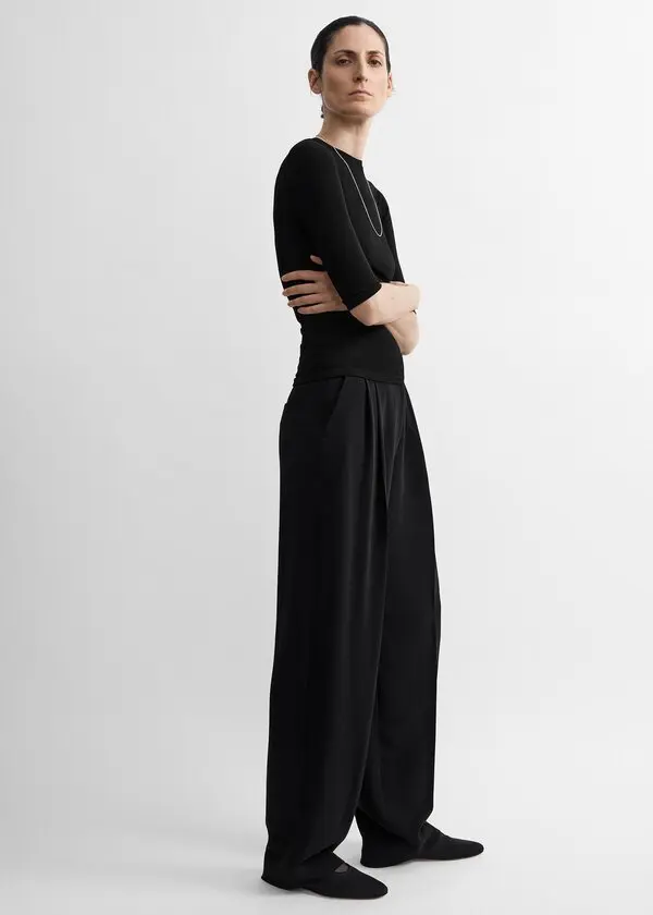 TOTEME Double-pleat Fluid Trousers