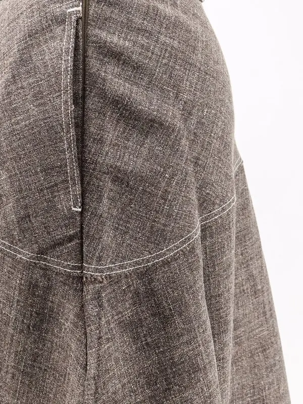 Soeur Janelle Linen Blend Skirt