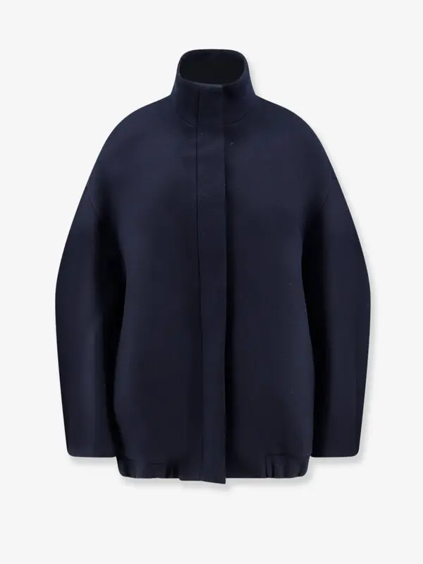 Dries Van Noten Wool Blend Jacket - Blue