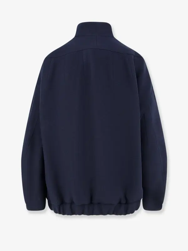 Dries Van Noten Wool Blend Jacket - Blue