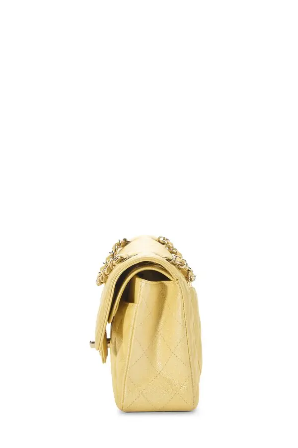 Chanel Iridescent Quilted Caviar Classic Double Flap Small