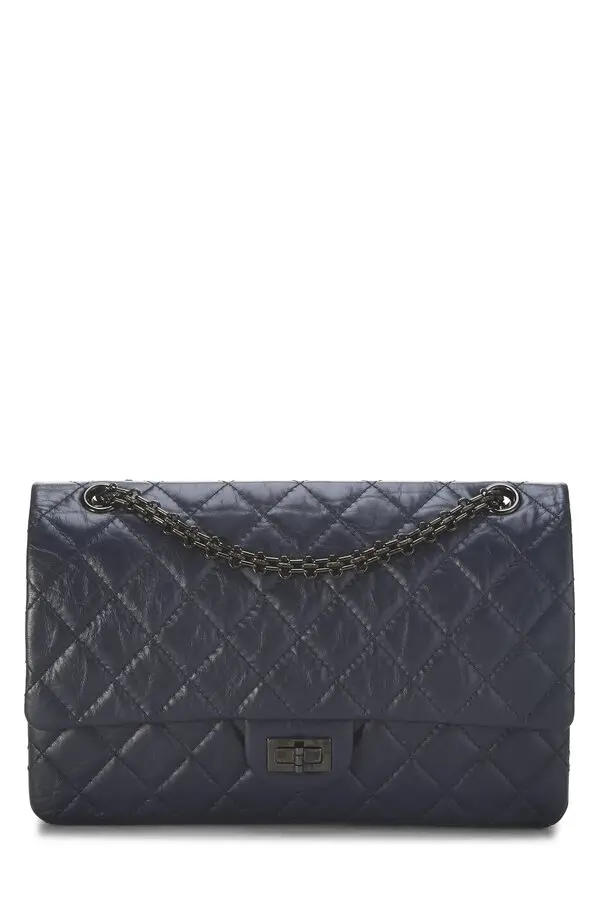 Chanel Calfskin 2.55 So Black Reissue Flap 226