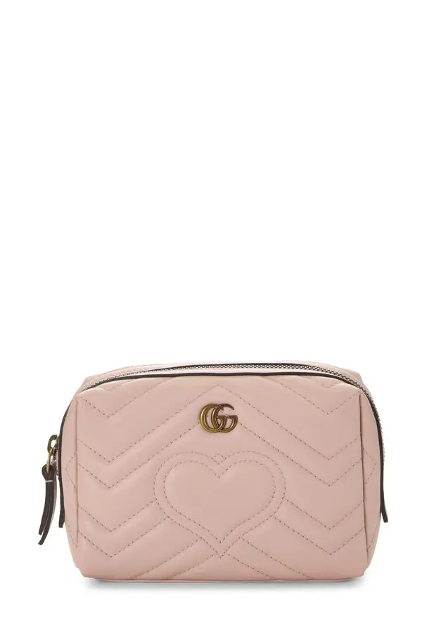 Gucci Leather Marmont Cosmetic Case