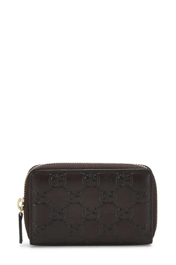 Gucci Microssima Zip Around Card Case