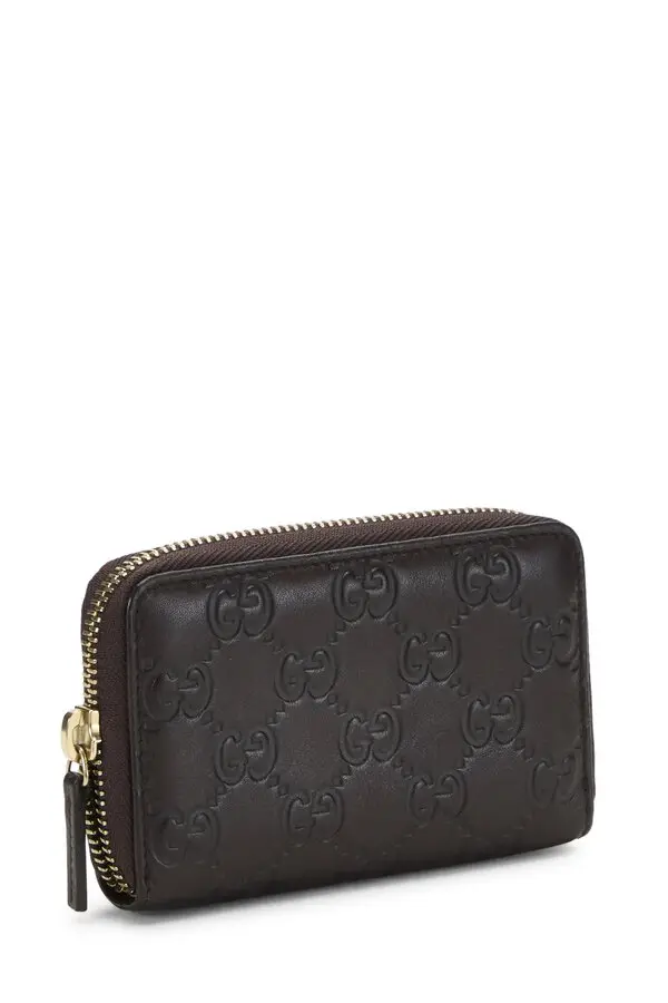 Gucci Microssima Zip Around Card Case