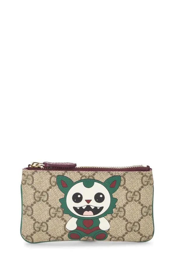 Gucci Original Gg Supreme Besties Coin Purse
