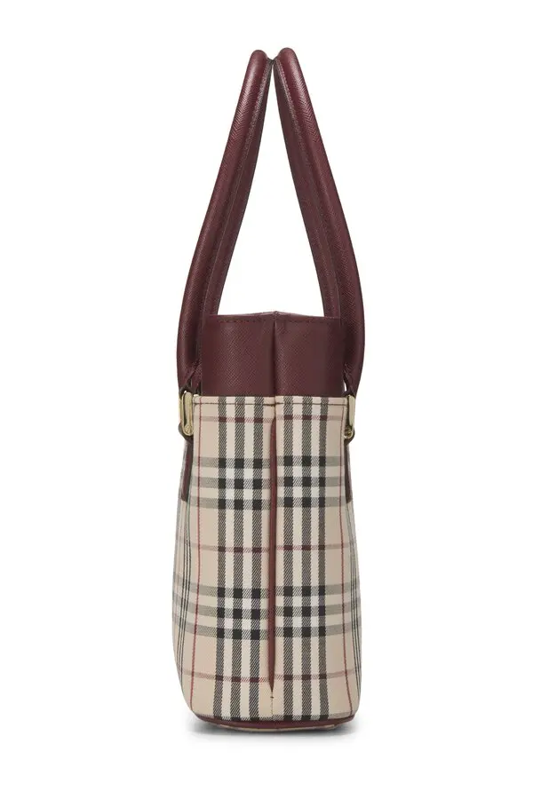 Burberry Check Jacquard Handbag