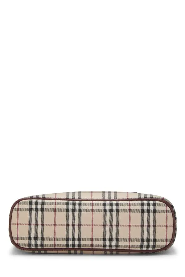 Burberry Check Jacquard Handbag