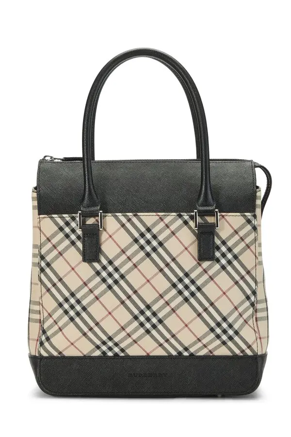 Burberry House Check Jacquard Handbag