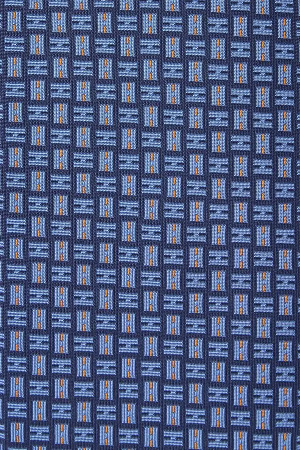 Hermès Jaquard Tie - Blue
