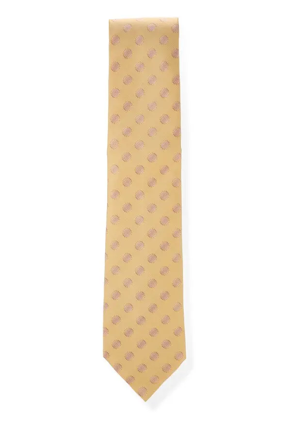 Hermès Jacquard Tie - Yellow