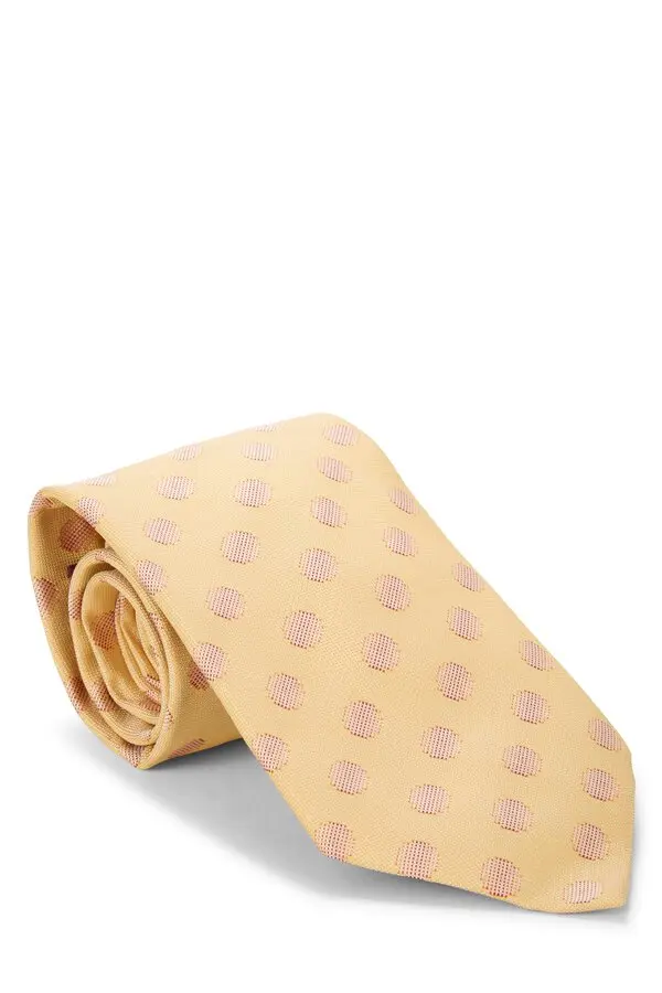 Hermès Jacquard Tie - Yellow