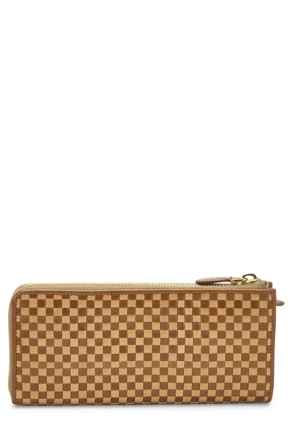 Prada Woven Zip Around Wallet
