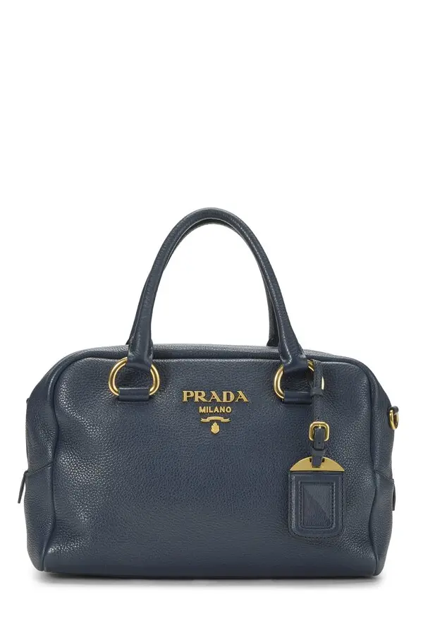Prada Vitello Daino Bowler Handbag