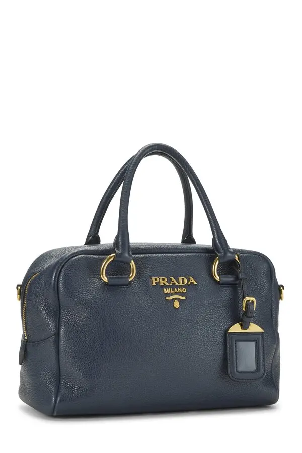 Prada Vitello Daino Bowler Handbag