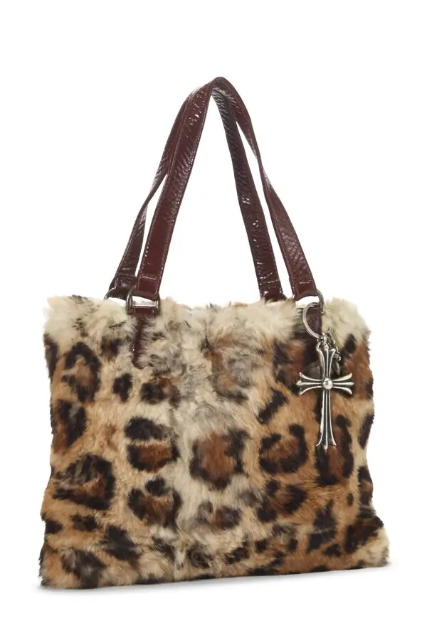 Chrome Hearts Multicolor Fur Tote Bag
