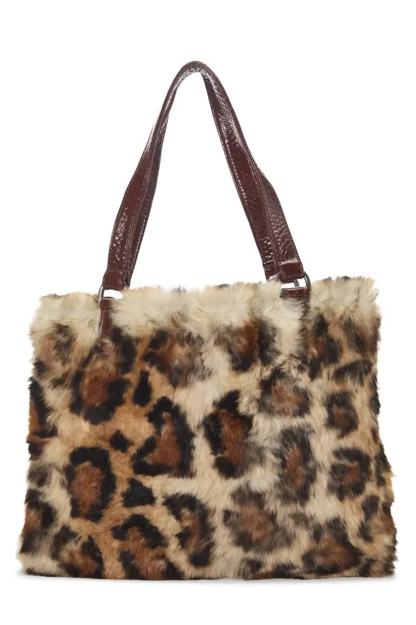 Chrome Hearts Multicolor Fur Tote Bag