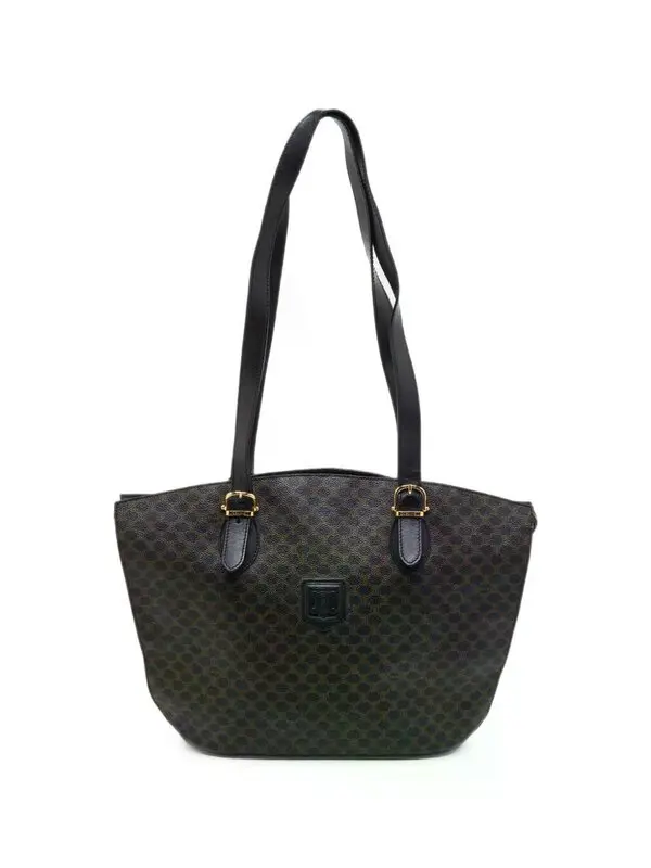 Celine Macadam Shoulder Bag - Black