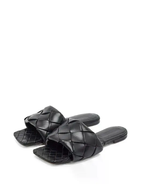 Bottega Veneta Lido Intrecciato Leather Sandals