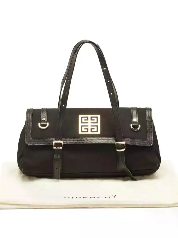 Givenchy Greca Leather Shoulder Bag