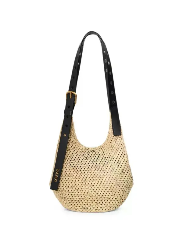 Loewe X Paula Ibiza Punch Hole Interwoven Shoulder Bag