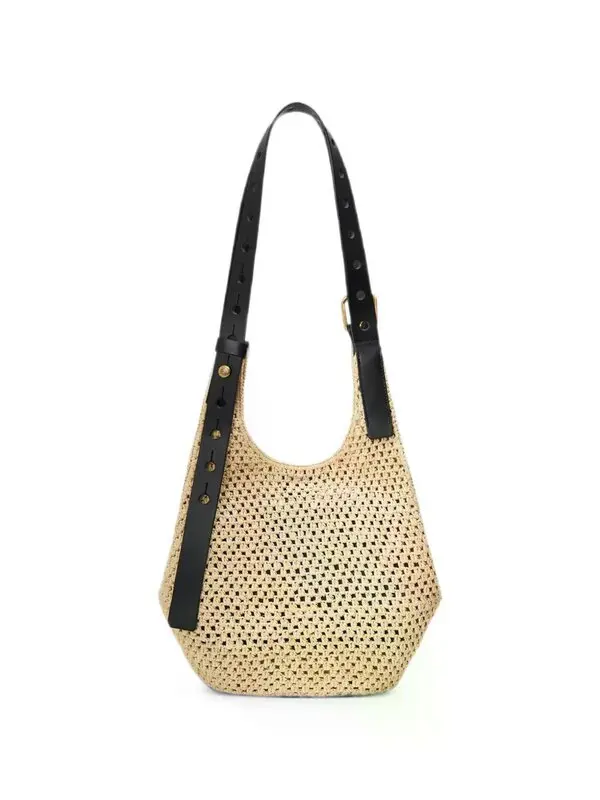 Loewe X Paula Ibiza Punch Hole Interwoven Shoulder Bag
