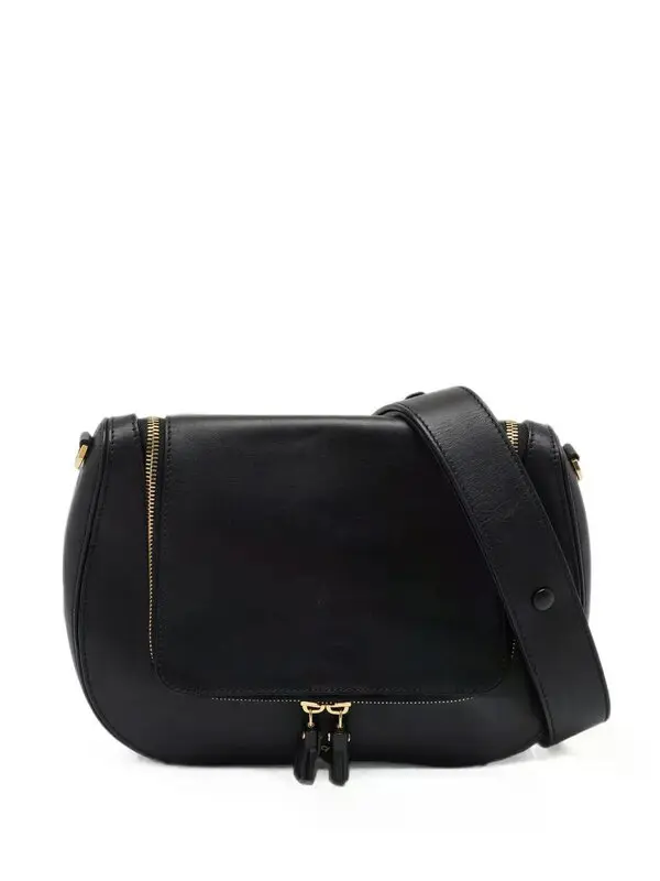 ANYA HINDMARCH Vere Leather Shoulder Bag - Black