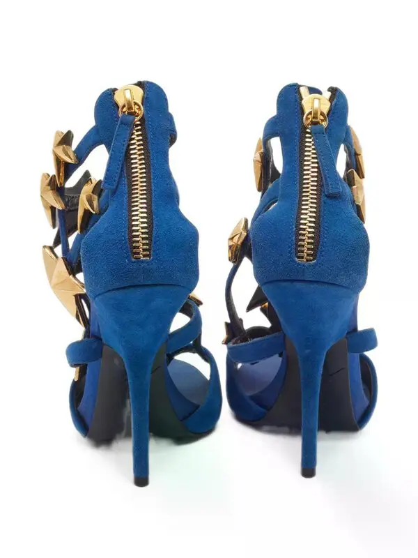 GIUSEPPE ZANOTTI Star-embellished Ankle-strap Sandals