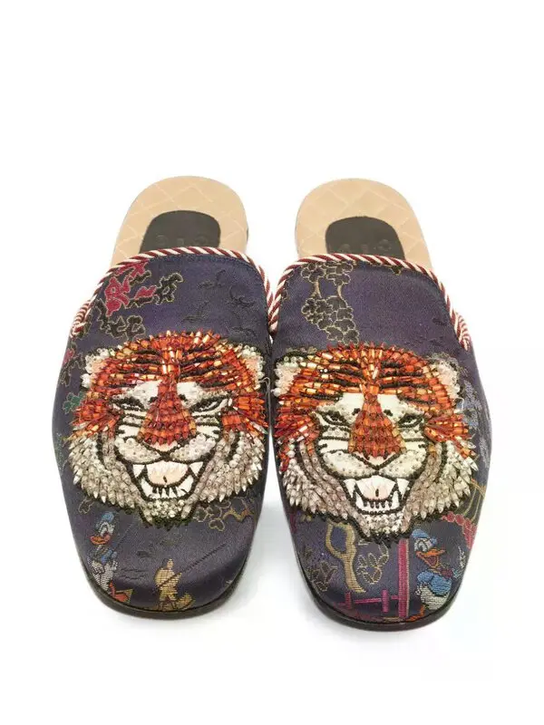 Gucci Princetown Embellished Mules