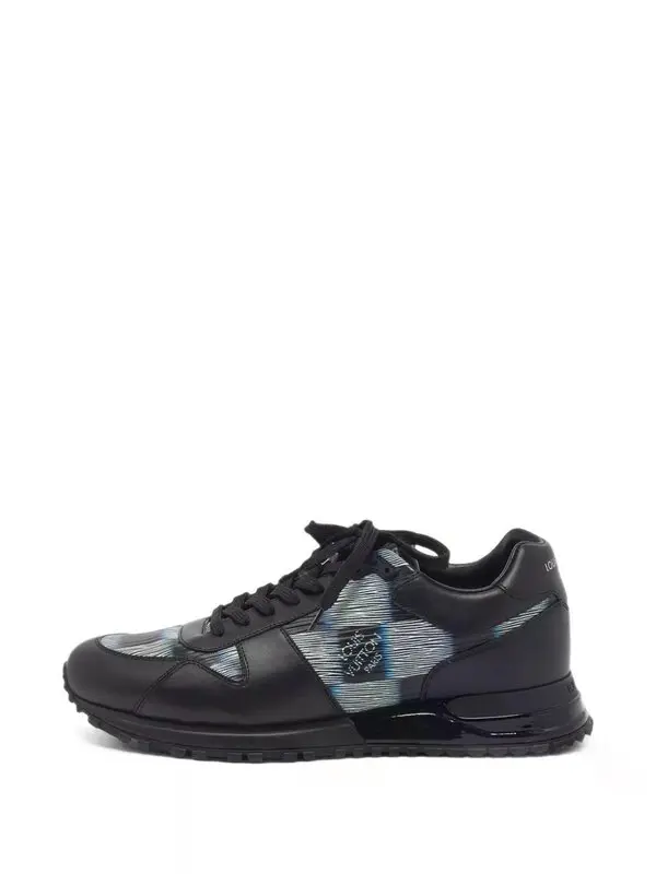 LOUIS VUITTON Run Away Leather Sneakers