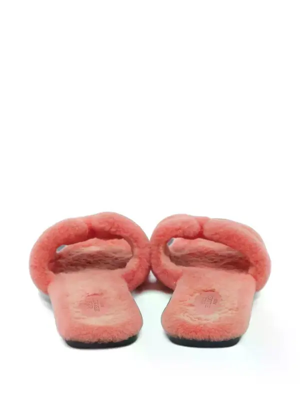 Hermès Oran Shearling Sandals
