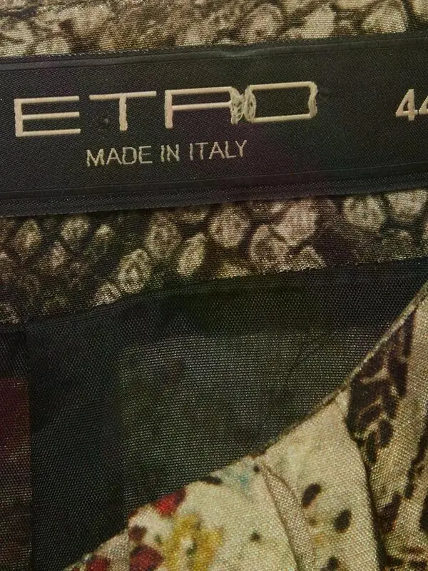 Etro Mixed-print Ruched Mini Dress