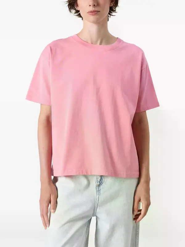American Vintage Fizvalley Crew-neck T-shirt - Pink