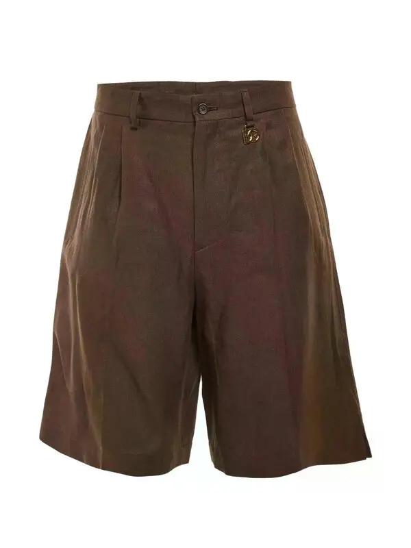 Dolce & Gabbana Logo-detail Shorts - Brown