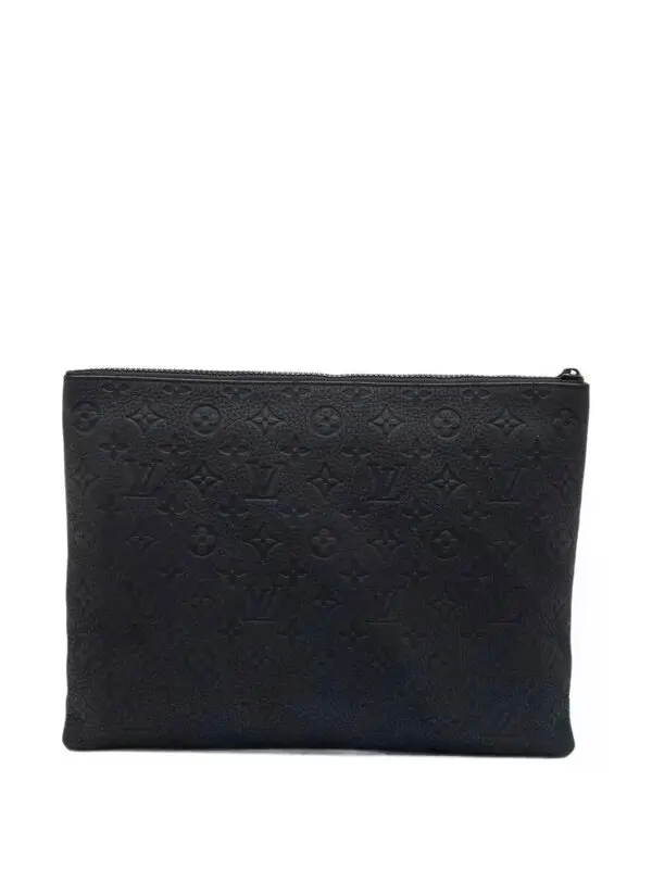 LOUIS VUITTON 2020 Zoom With Friends Clutch Bag - Black