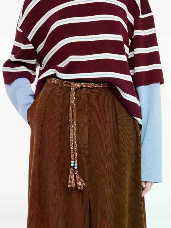Alanui Braided Bandana-print Belt