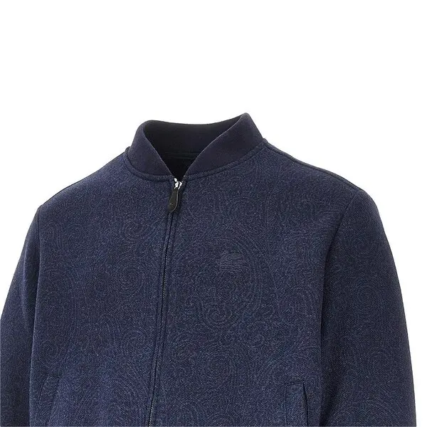 Etro Jerey Jacket With Jacquard Arnica Motif