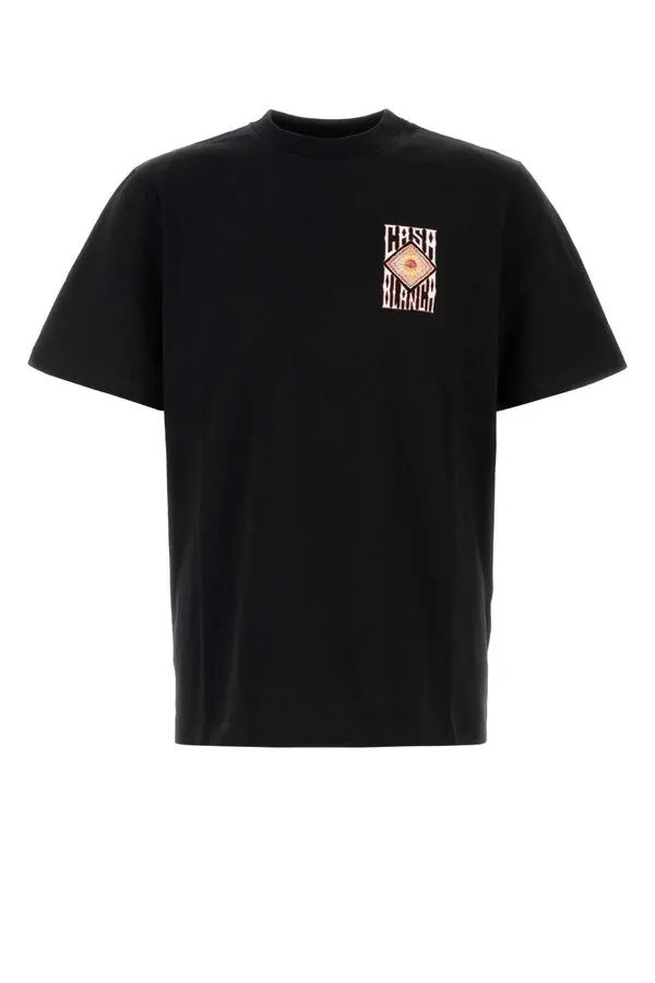 Casablanca Cotton T-shirt - Black