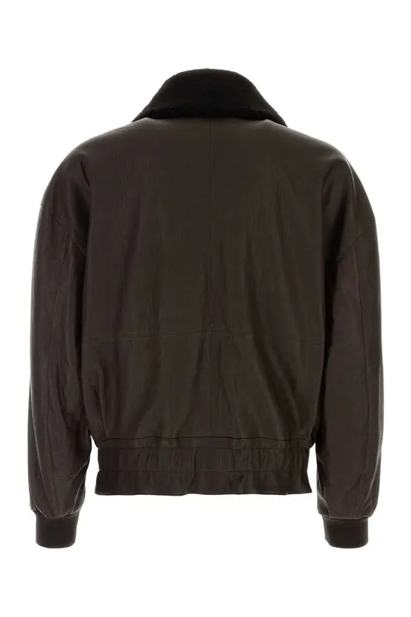 Giorgio Armani Dark Leather Jacket