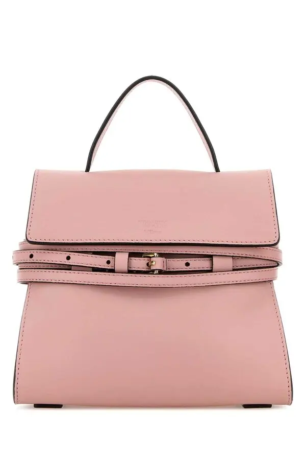 Moschino Nappa Leather Small Tie Me Handbag - Pink