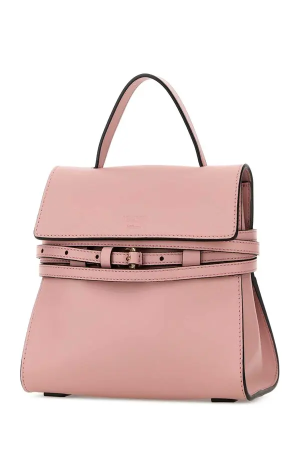 Moschino Nappa Leather Small Tie Me Handbag - Pink